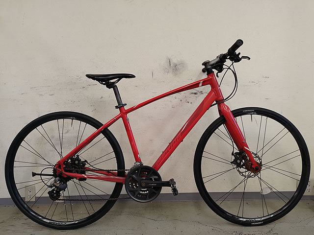 【やや傷や汚れあり】 1円スタート売切り!! MERIDA CROSSWAY 200-MD 2018 size:46 160-180cm ...