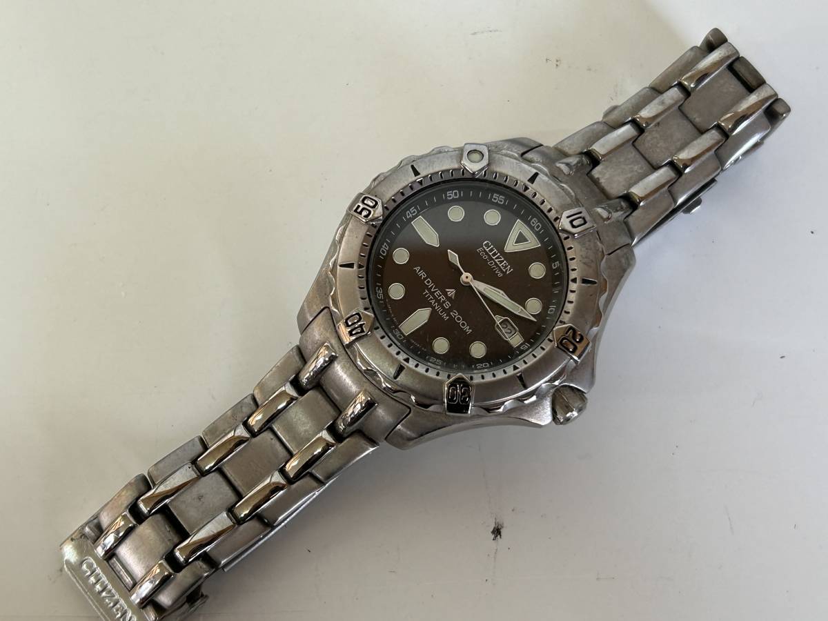 【傷や汚れあり】②j CITIZEN シチズン 腕時計 Eco Drive AIR DIVER'S 200M エコドライブ プロマスター エアダイバー B872-H26035の落札情報詳細 ...