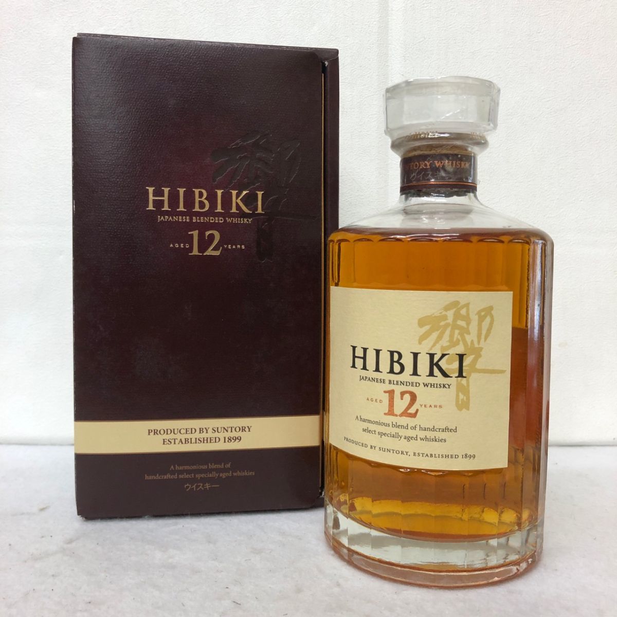 【傷や汚れあり】U526-K44-1997 SUNTORY サントリー HIBIKI 響 12年 /ブレンデッド ジャパニーズ 日本 ウイスキー 43％ 700ml 箱付 未開栓 ⑤の落札情報 ...