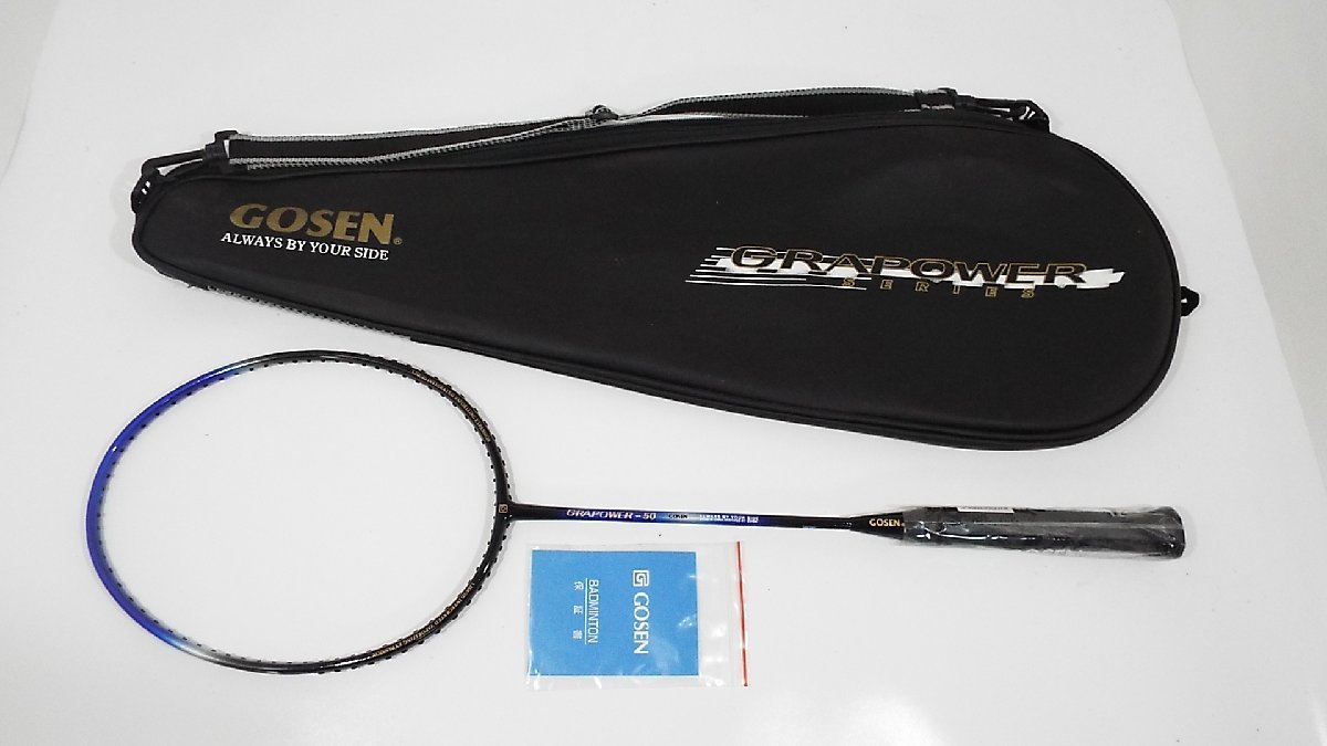 【傷や汚れあり】難ありUSED GOSEN ゴーセン GRAPOWER 100 バドミントン ラケット チタニウム レッド×ブラック 3U5の落札情報詳細 - ヤフオク落札価格検索 オークフリー