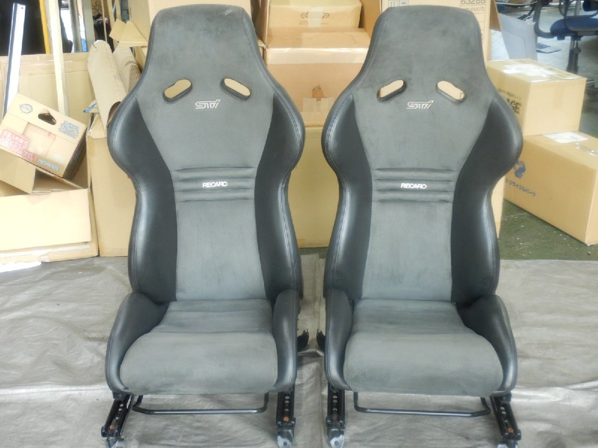 【傷や汚れあり】★★ GDB インプレッサ STi S204 純正 レカロ RECARO バケットシート 左右 ※ジャンク※ [YNH1]の ...