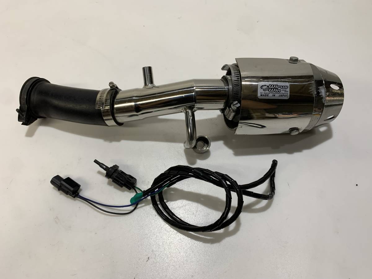 【傷や汚れあり】a 16 スズキ アドレスv125s Cf4ma Wiruswin ウィルズウィン エアクリーナー ステンレスパイプ