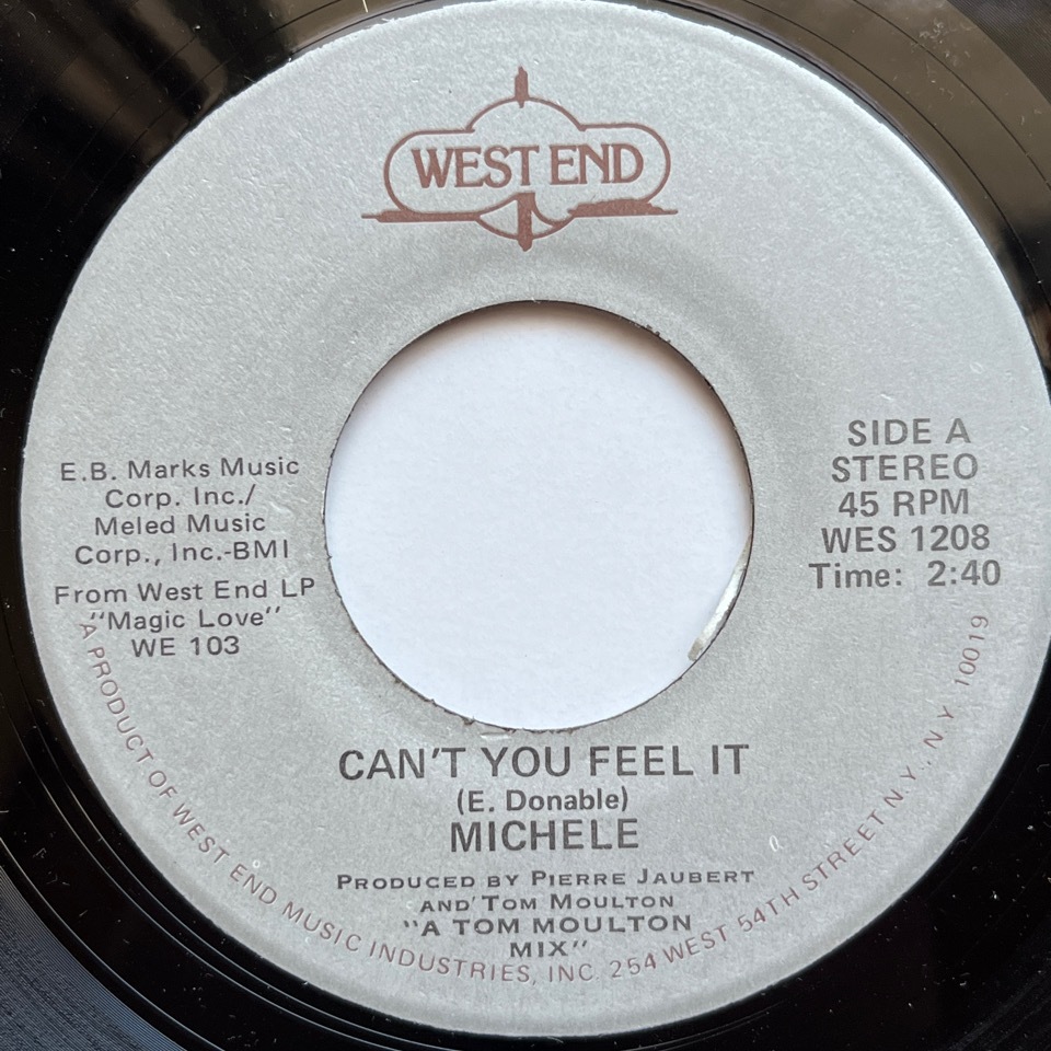 【目立った傷や汚れなし】【試聴 7inch】Michele / Can't You Feel It 7インチ 45 muro koco フリー ...