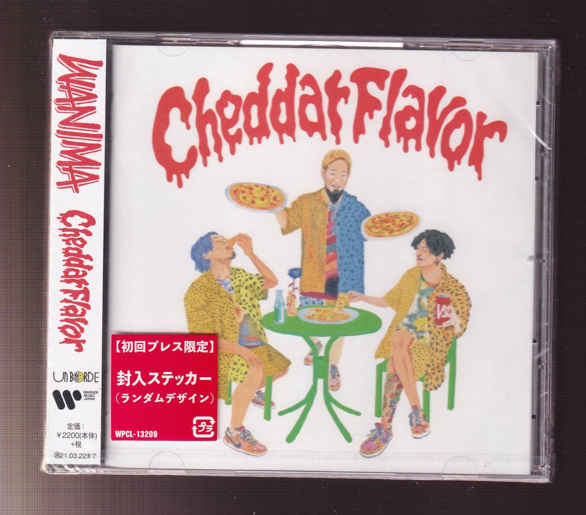 【未使用】DA★新品②★音楽CD★WANIMA/Cheddar Flavor★WPCL-13209の落札情報詳細 - ヤフオク落札価格検索 オークフリー