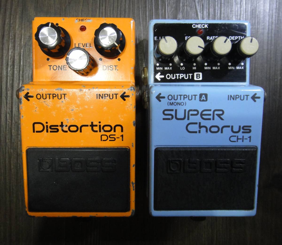 【傷や汚れあり】★ BOSS DS-1 / Distortion ( MADE IN JAPAN ) ★ BOSS CH-1 / SUPER ...