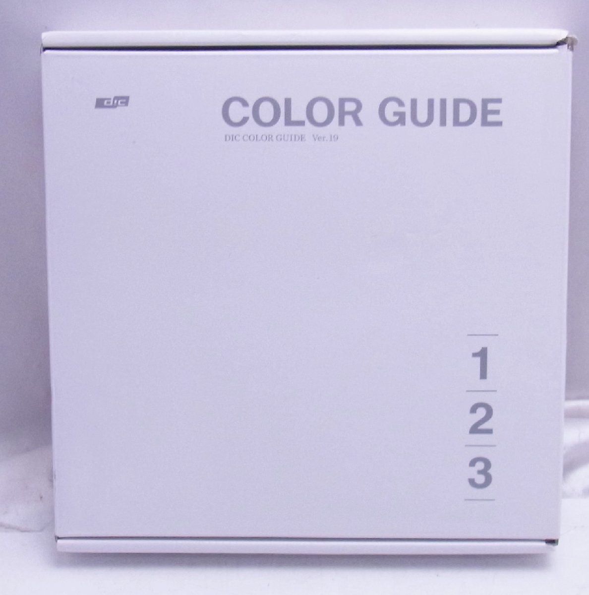 【目立った傷や汚れなし】DIC COLOR GUIDE カラーガイド (1 2 3) Ver.19 本体3巻セット☆カラーセレクター 取扱説明 ...