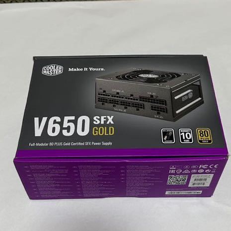 【目立った傷や汚れなし】Cooler Master フルモジュラー式 650W SFX PC電源ユニット V650 SFX GOLDの落札情報 ...