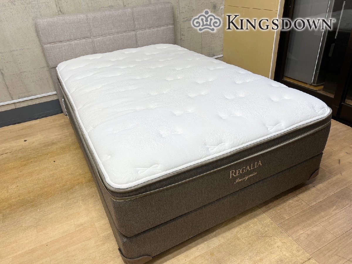 【やや傷や汚れあり】[キングスダウン/KINGSDOWN] REGALIA/レガリア インシグニア ベッド セミダブル IDC大塚家具/C1575の落札情報詳細 - ヤフオク落札価格検索 オークフリー