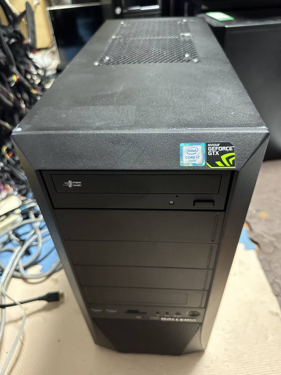 【やや傷や汚れあり】ゲーミング PC GALLERIA Case/Intel Core i7-6700 3.40GHZ/メモリ 16GB/SSD(nvme)256GB+HDD 1TB/AMD ...