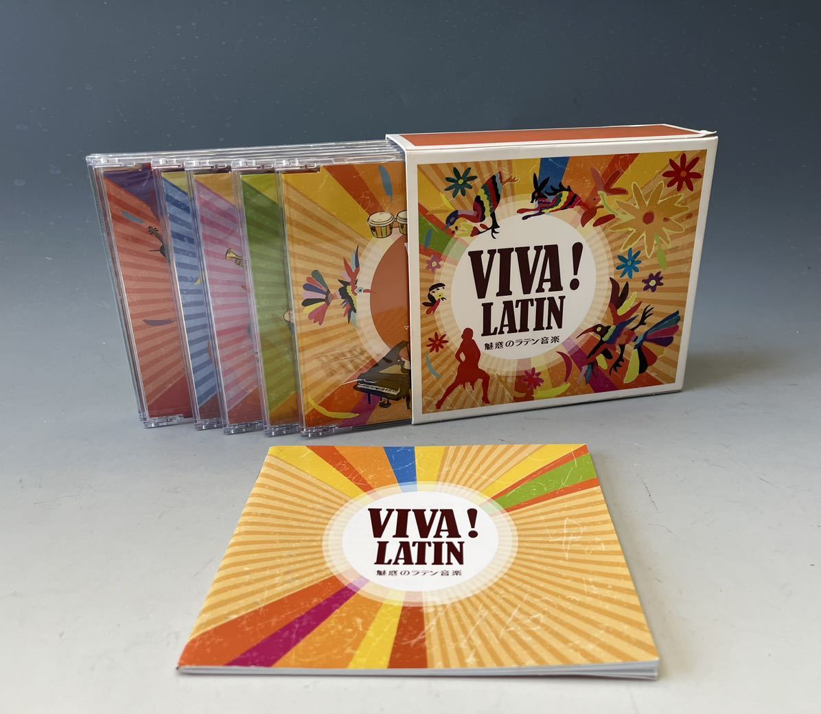 【目立った傷や汚れなし】 Viva Latin 魅惑のラテン音楽 Cd6枚組 解説書 Shm Cd Dct 2801〜6 全114曲 うち未