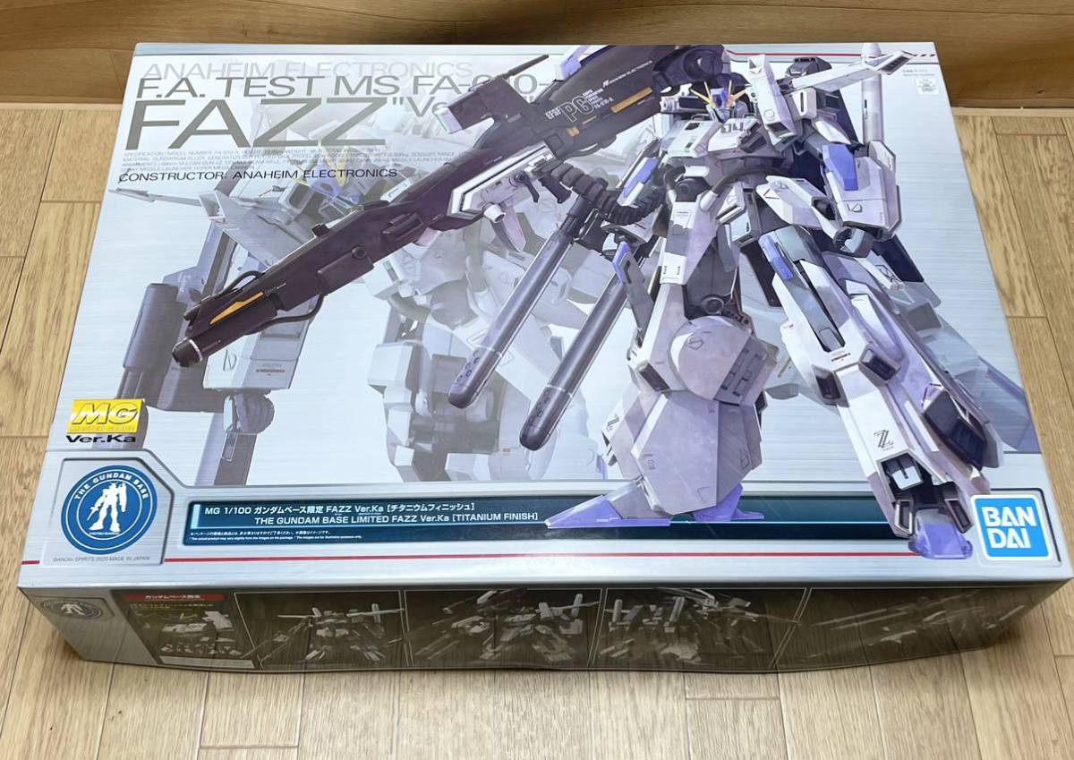 【目立った傷や汚れなし】バンダイ MG FA-010A FAZZ Ver.Ka チタニウムフィニッシュ 「ガンダム・センチネル」 ガンダムベース限定 プラモデル ガンダム G1の落札情報詳細 ...