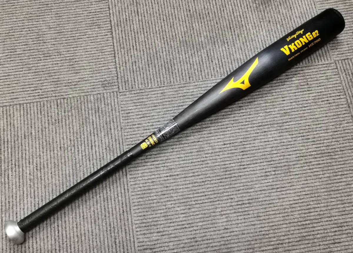 【やや傷や汚れあり】美品 MIZUNO（ミズノ）中学硬式用金属バット VKONG02 84cm ビクトリーステージ 超々ジュラルミン(HS700) 黒の落札情報詳細 - ヤフオク落札価格検索 ...