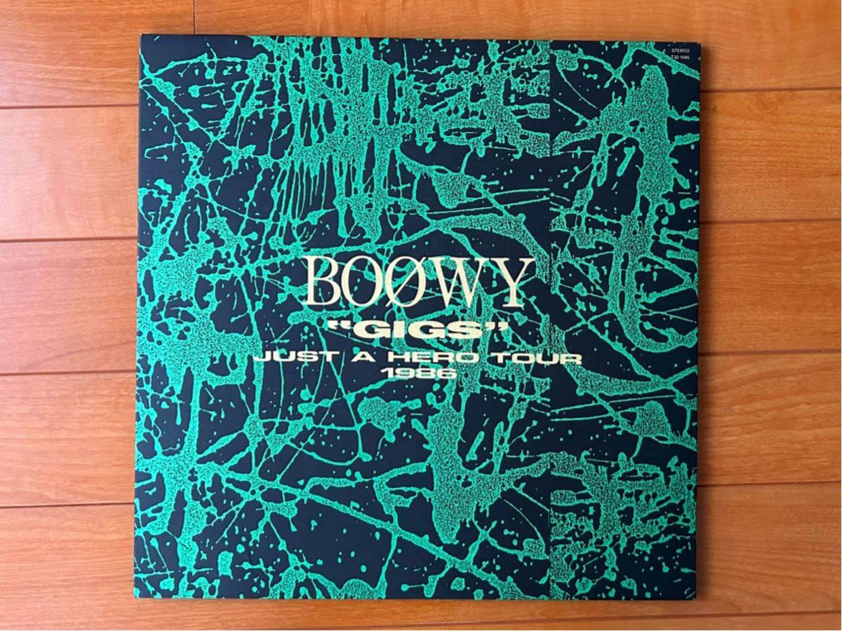 【目立った傷や汚れなし】BOOWY☆ボウイ☆〝GIGS〟JUST A HERO TOUR 1986☆LP盤☆レコード☆開閉型ボックスケース入り☆品番T32-1095☆美品の落札情報詳細 ...
