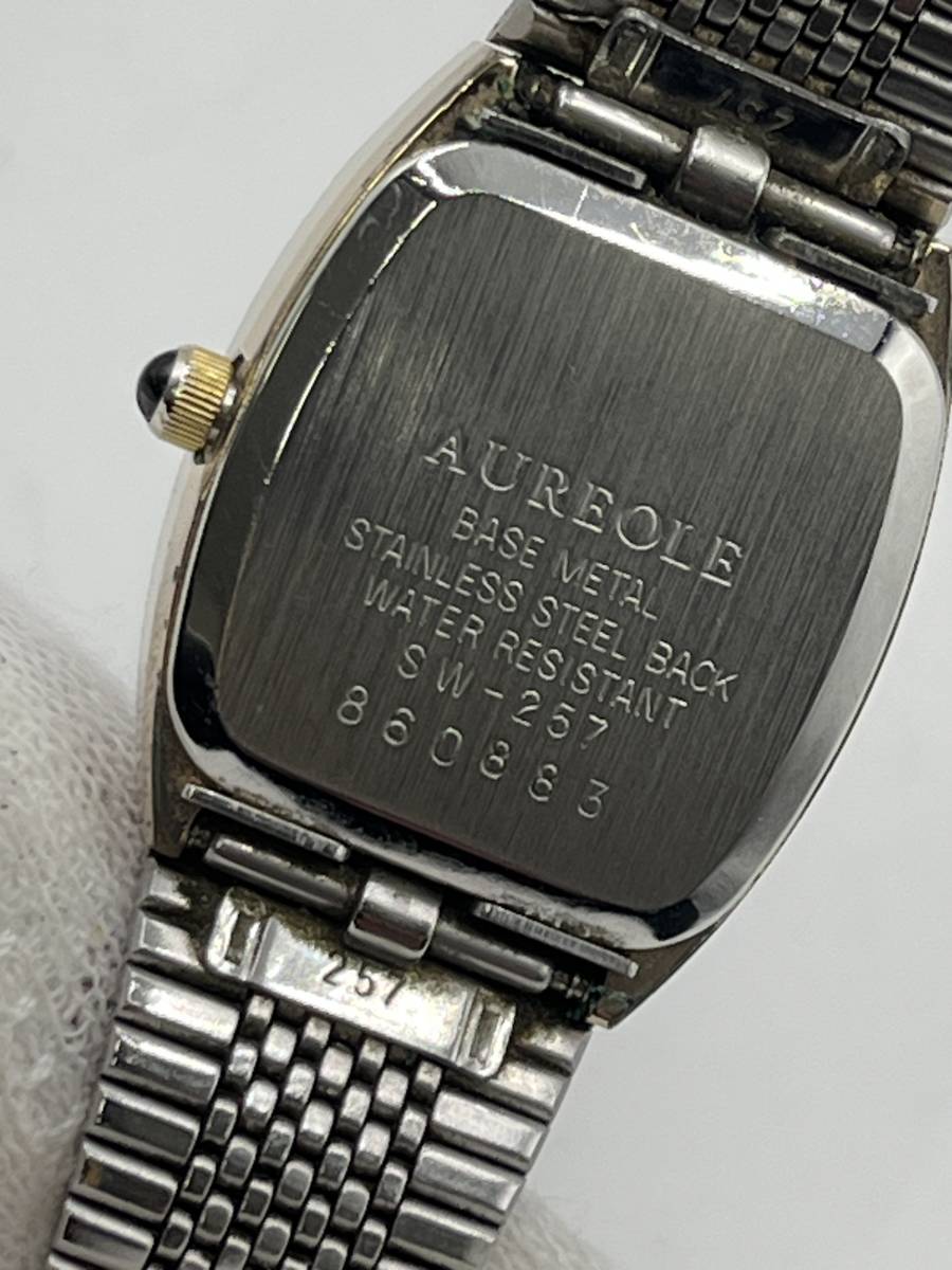 【傷や汚れあり】【電池切れ】AUREOLE オレオール クォーツ 腕時計 アイボリー文字盤 デイト スクエア ゴールド レディース SW-257の落札情報詳細 - Yahoo!オークション落札 ...