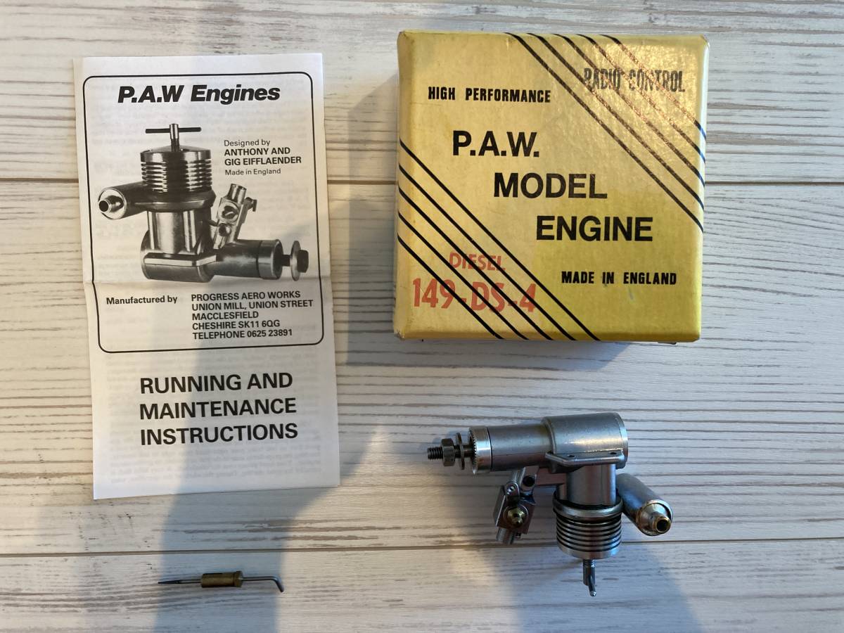 【未使用に近い】※超激レア※ ☆ P.A.W PAW 149-DS-4 RADIO CONTROL DIESEL ディーゼル エンジン ...