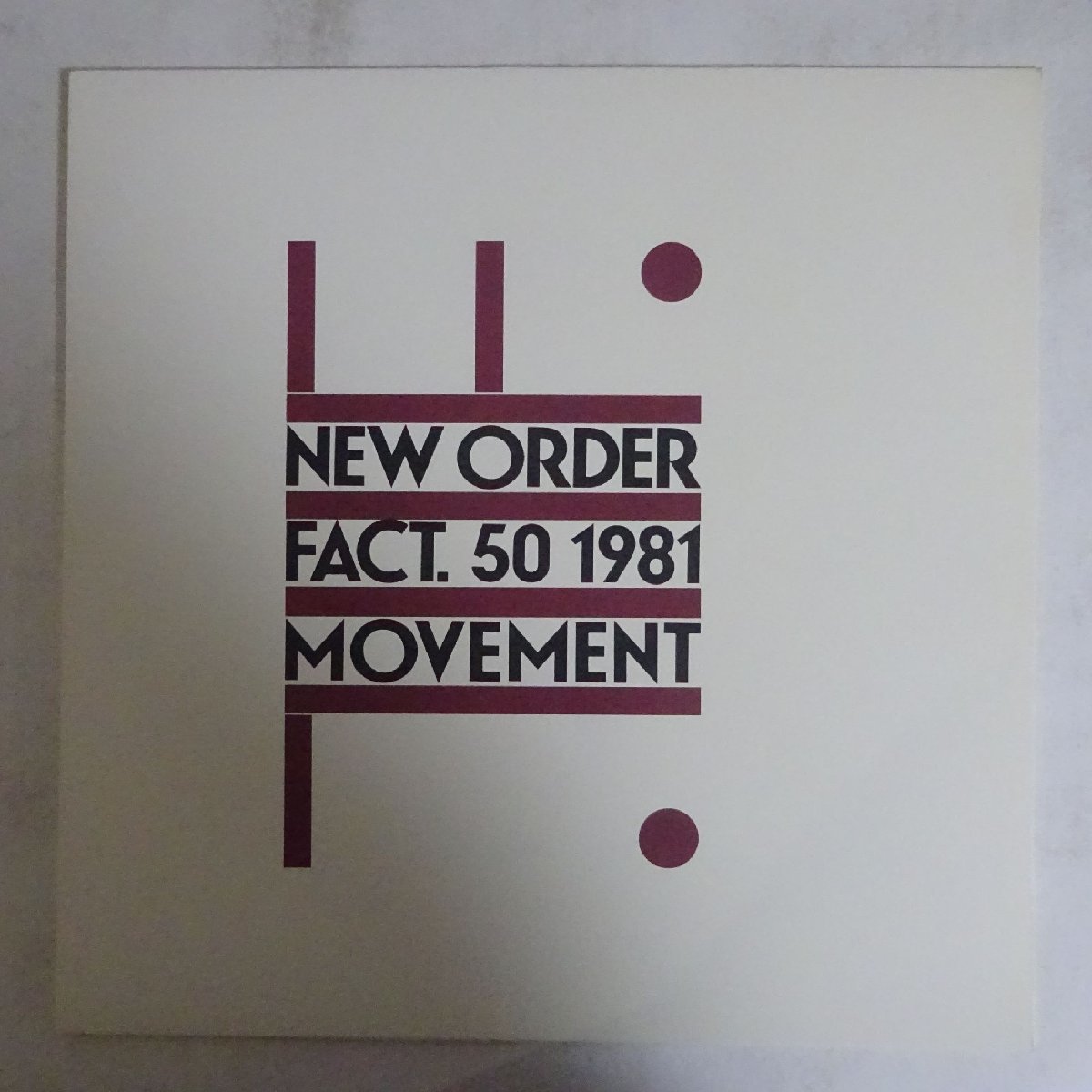 【やや傷や汚れあり】14026455;【US初期プレス】New Order / Movementの落札情報詳細 - ヤフオク落札価格検索 オークフリー