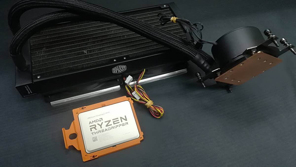 【やや傷や汚れあり】【動作品♪】AMD Ryzen Threadripper 3970X 32コア/64スレッド 3.7GHz CPU ...