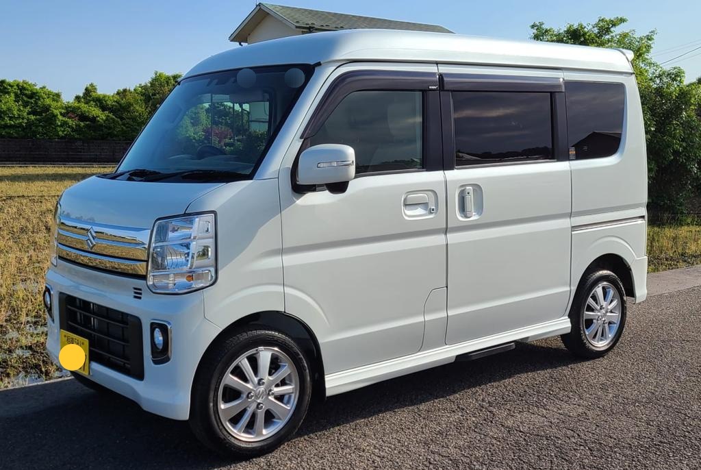 【走行距離 14 500 Km】令和4年車 3ba Da17w スズキ エブリィワゴン Pzターボスペシャル ハイルーフ 4wd 車検令和7年