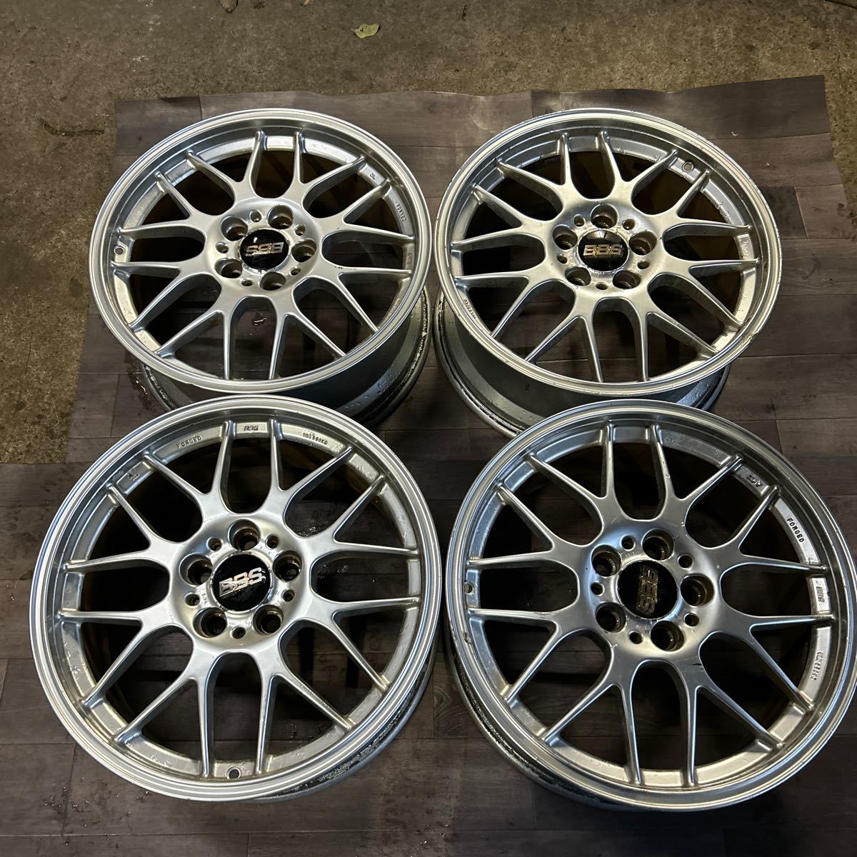 鍛造 軽量 BBS RG-R RG719 8J +40 PCD120 5H 4本セット BMW FORGED BBS ダイヤモンドシルバーの落札情報詳細 - ヤフオク落札価格検索 オークフリー