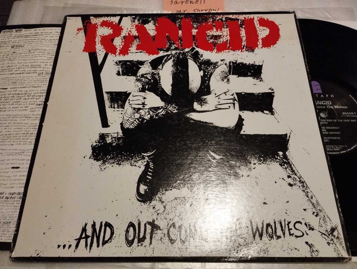 【やや傷や汚れあり】RANCID ランシド ...And Out Come The Wolves US盤LP Epitaph USA ...
