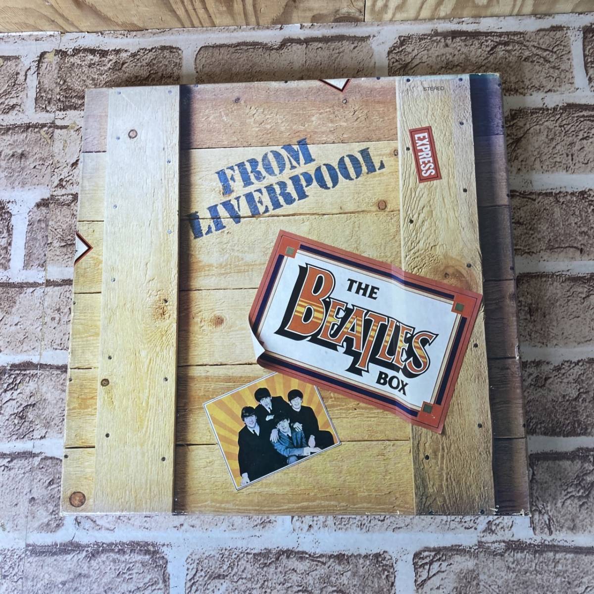 【傷や汚れあり】[12-314]THE BEATLES BOX ~FROM LIVERPOOL 〜リバプールより愛をこめて 8枚組 LP ...