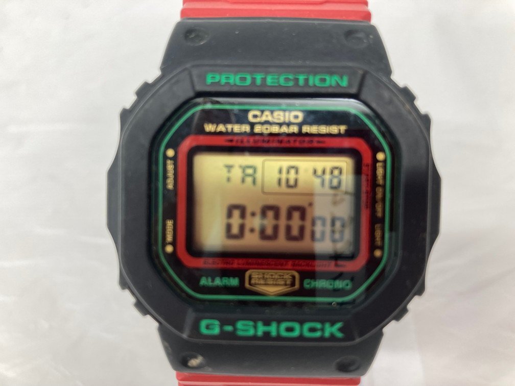 【やや傷や汚れあり】CASIO カシオ 腕時計 G-SHOCK PROTECTION SHOCK RESIST DW-5600THC 3229 ...