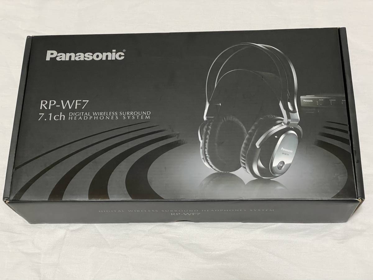 【傷や汚れあり】Panasonic パナソニック デジタルワイヤレスサラウンドヘッドホン RP-WF7-Kの落札情報詳細 - ヤフオク落札価格 ...