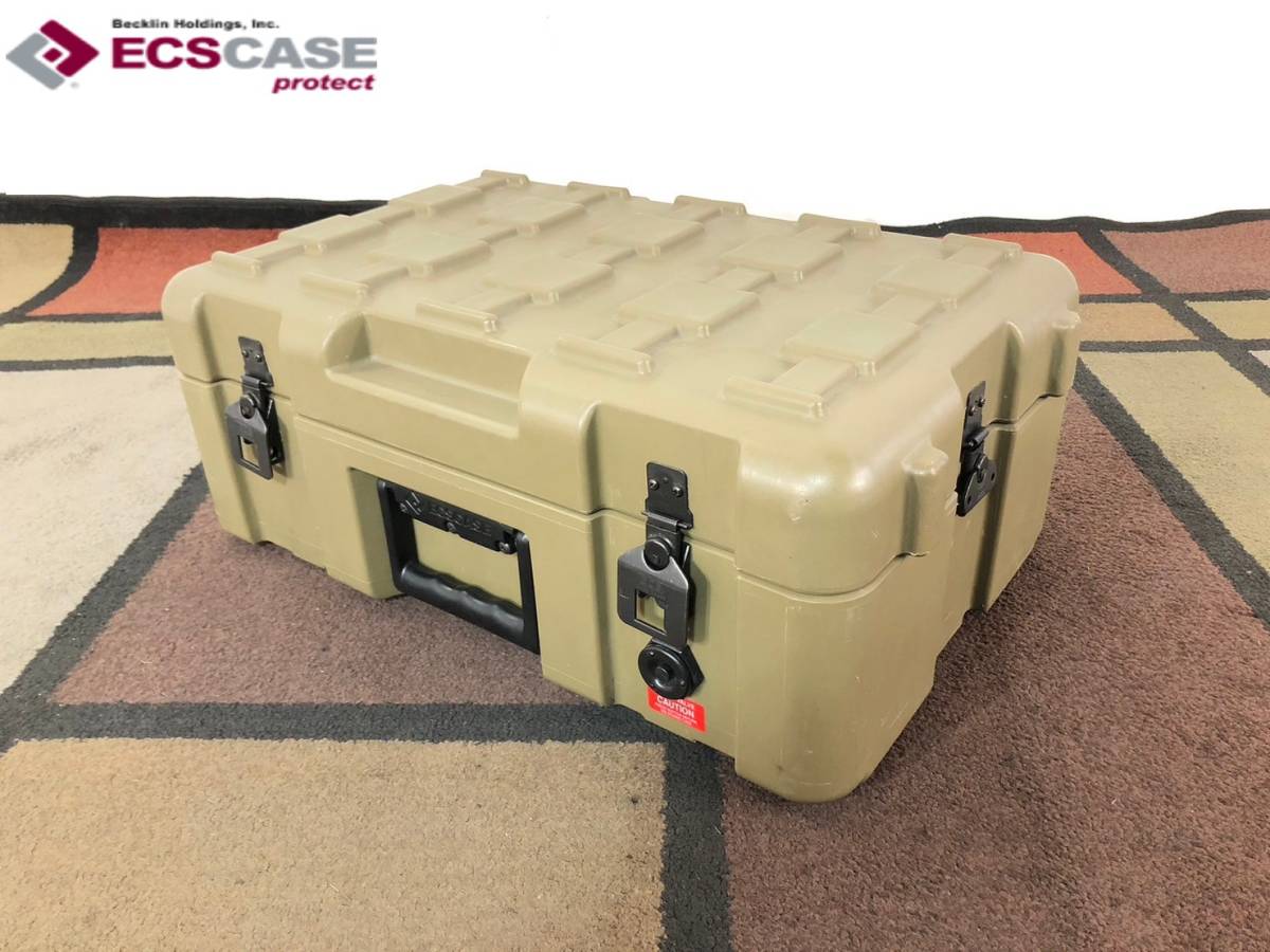 【傷や汚れあり】アメリカ製 ☆ECS CASE ハードケース ミリタリー ツールボックス 道具箱 ストレージBOX サバゲー 世田谷ベース ...