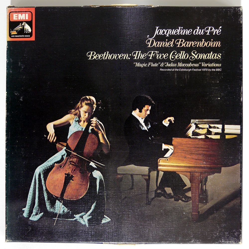 【やや傷や汚れあり】英 DANIEL BARENBOIM/BEETHOVEN: FIVE CELLO SONATAS/HIS MASTER’S ...
