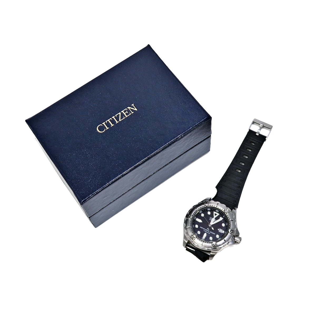 【全体的に状態が悪い】CITIZEN Eco-Drive AIR DIVER'S 200M B872-H26035 シチズン エコドライブ ...