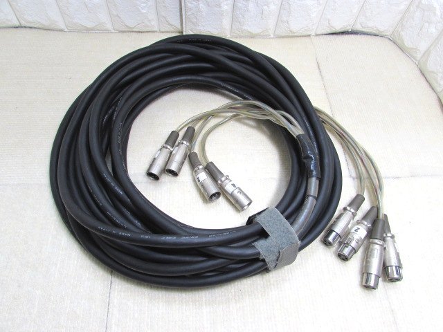 【目立った傷や汚れなし】チェック済 CANARE マルチケーブル L-4E3-4P 4ch 15メートル/ オス⇒メス 出音良好の落札情報詳細 ...