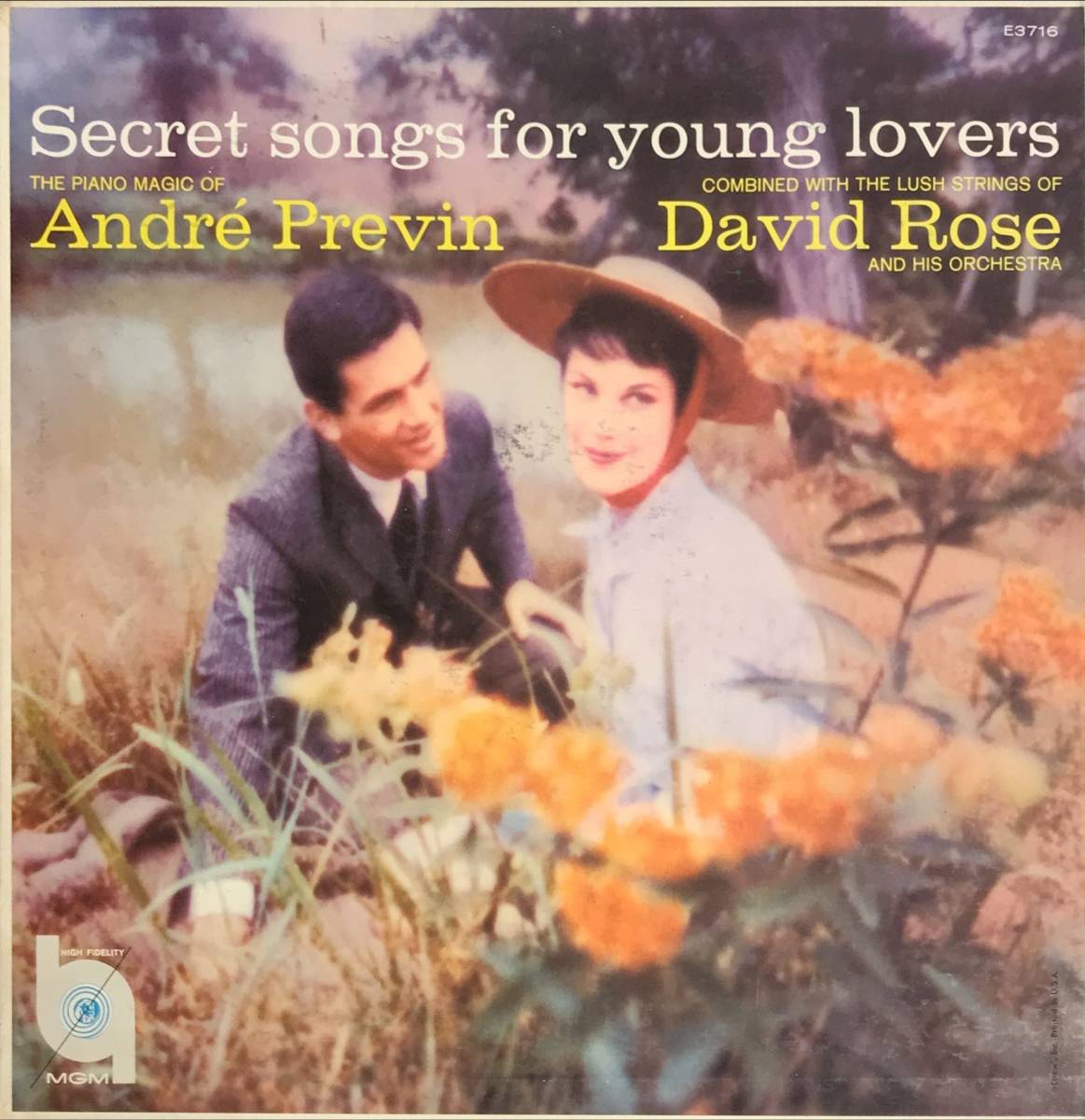 【やや傷や汚れあり】Andre Previn And David Rose Secret Songs For Young Lovers US ORIG MONO DGの落札情報詳細 ...