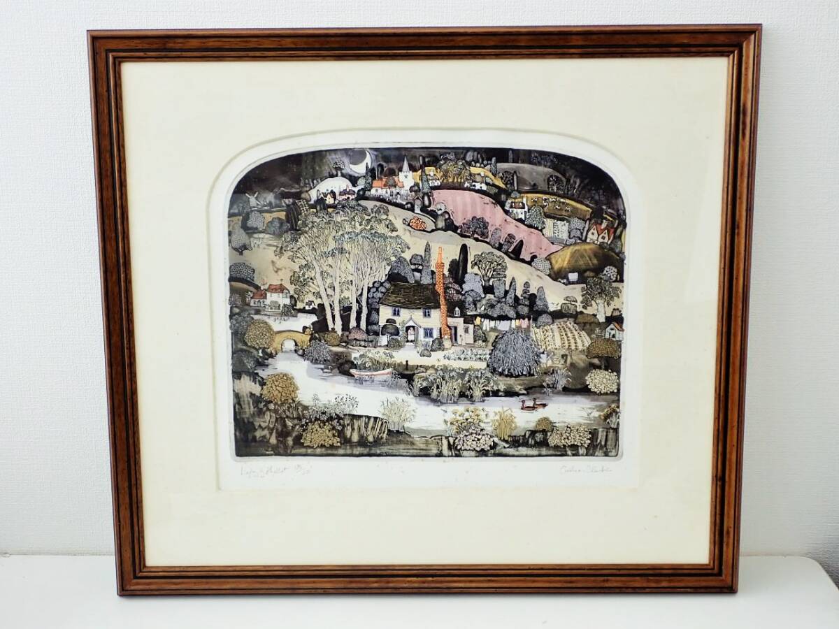 【やや傷や汚れあり】グラハム・クラーク Graham Clarke 『シャロット夫人』176/350 肉筆サイン 版画 リトグラフ 絵画の落札 ...