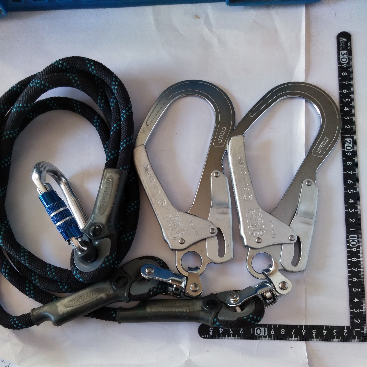 sd300 ランヤード ノビロン 安全帯 フジデンコウ ツヨロン ショックアブソーバ S-4 FUJIDENKO TSUYORON ...