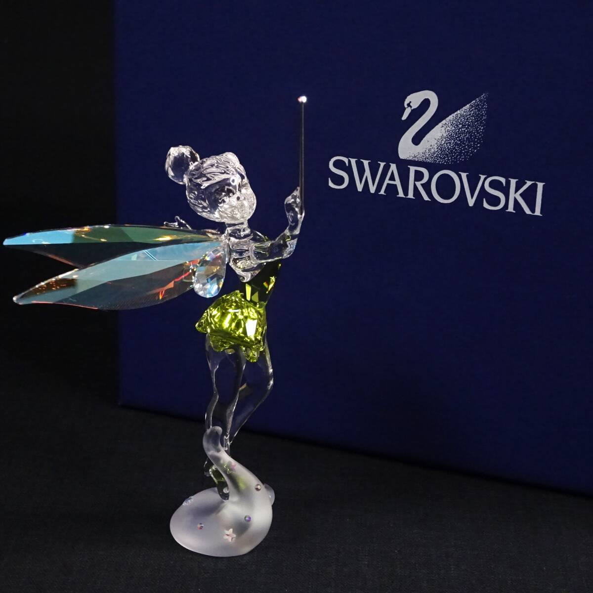 【目立った傷や汚れなし】SWAROVSKI スワロフスキー Disney ディズニー ティンカーベル/1073747 フィギュリン【80サイズ/同梱不可/大阪商品】【2508140/191 ...