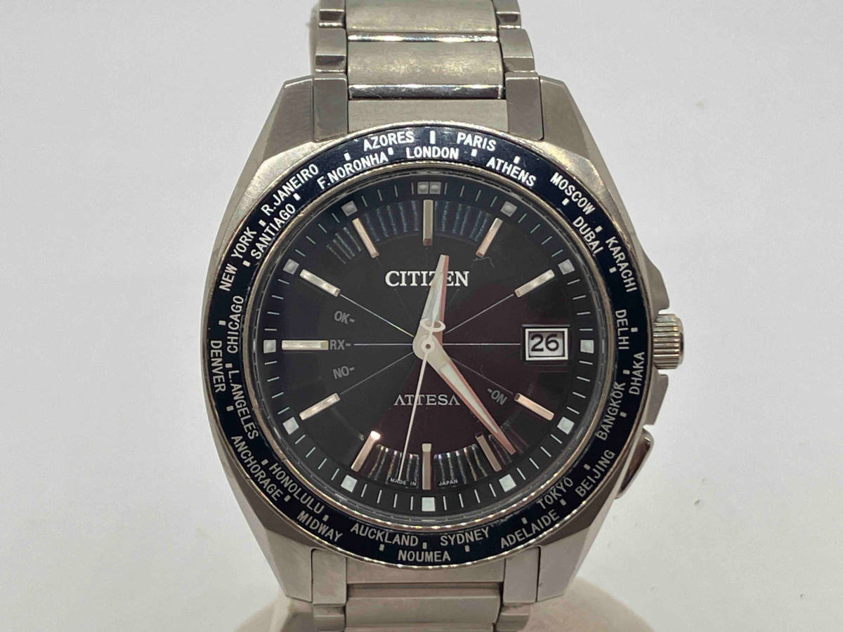 【やや傷や汚れあり】CITIZEN シチズン ATTESA アテッサ H148-T017509 0N1000708 電波ソーラー 腕時計の落札 ...