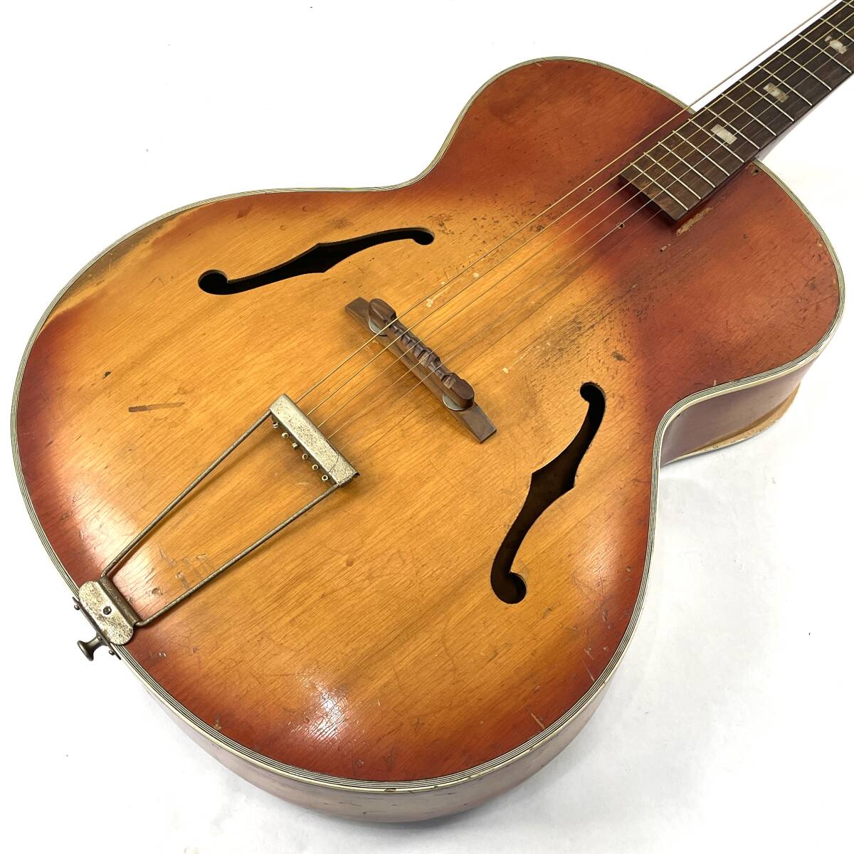 【全体的に状態が悪い】札幌発 Maruha アーチトップギター No.455 マルハ アコースティックギター【ジャンク】24C 北TO3の落札 ...