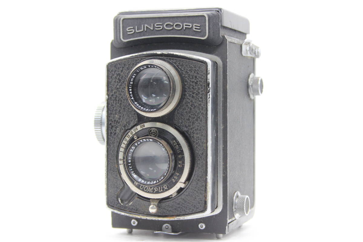 【目立った傷や汚れなし】【訳あり品】 【希少】 Sunscope カールツァイス Carl Zeiss Jena Trictar 7.5cm ...