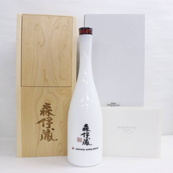 【目立った傷や汚れなし】森伊蔵 長期熟成 12年貯蔵 JAL 25周年ボトル 25度 720ml 陶器（重量 1302g）N24C160022の落札情報詳細 - Yahoo!オークション落札 ...