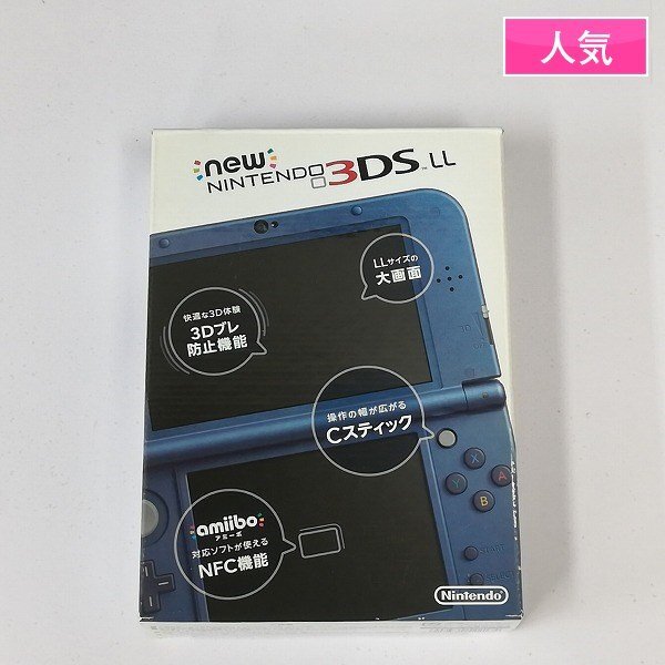 【傷や汚れあり】gV122a [箱説有] new ニンテンドー3DS LL メタリックブルー 本体 / new Nintendo 3DS LL | ゲーム Xの落札情報詳細 - ヤフオク落札 ...