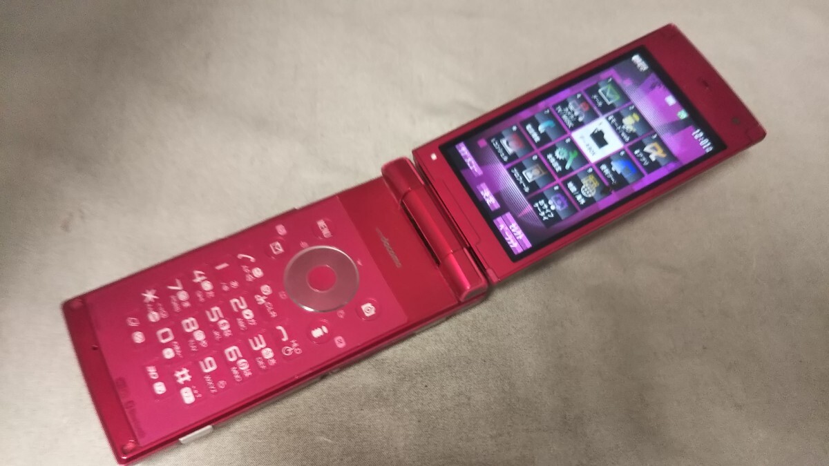 【傷や汚れあり】D5012 docomo FOMA AQUOS SHOT SH-10C SHARP/シャープ ガラケー 折畳式 簡易動作確認＆簡易清掃＆初期化OK 判定 現状品 送料無料 の ...