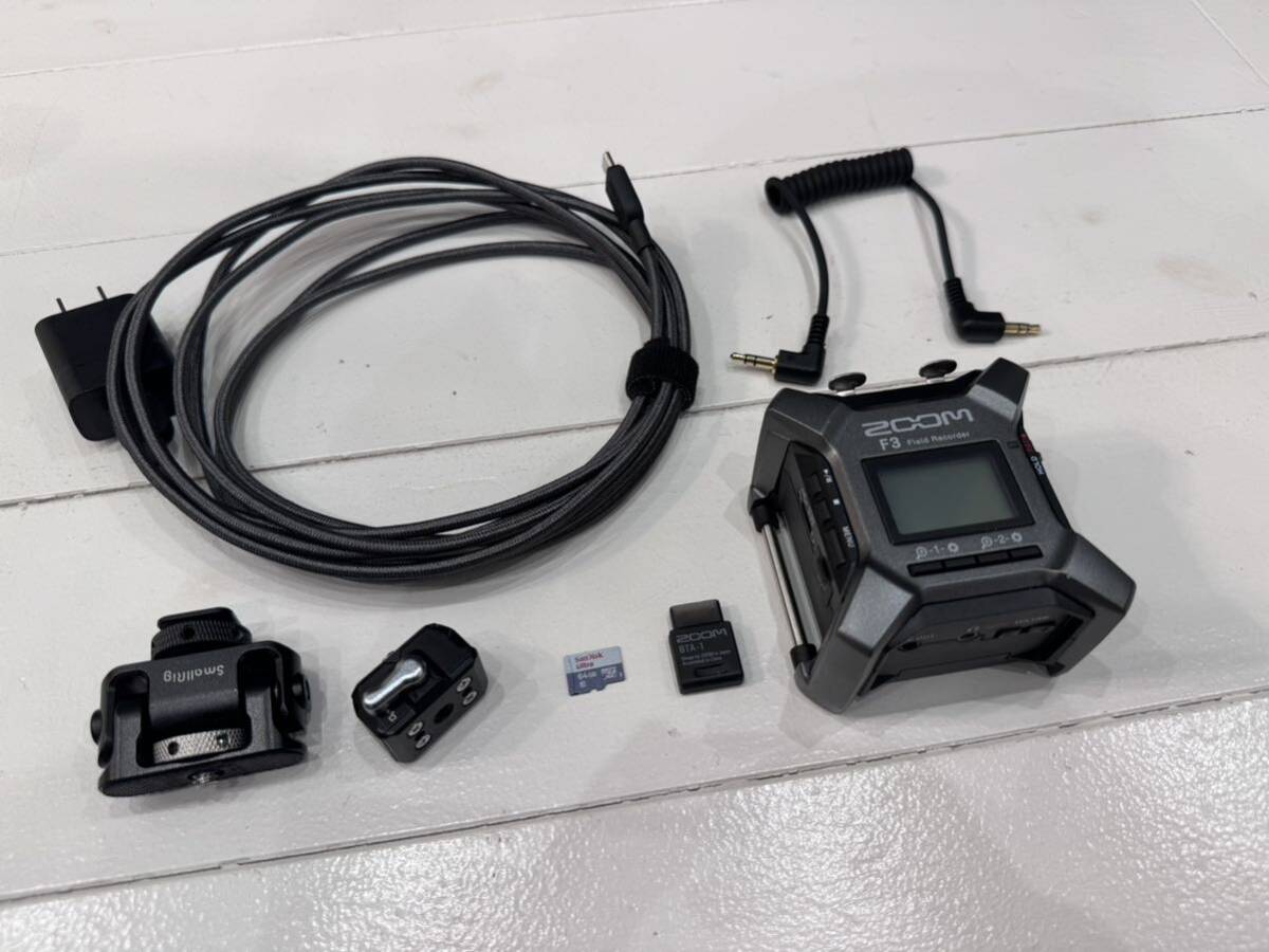 【未使用に近い】②ZOOM F3 フィールドレコーダー 32bitフロート録音 本体 smallrig各種 おまけ多数の落札情報詳細 ...