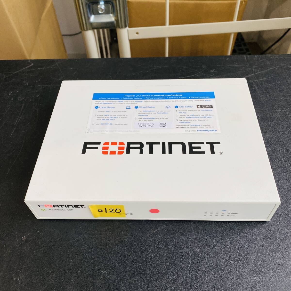 【やや傷や汚れあり】T【A5-60】【140サイズ】FORTINET/フォーティネット/FortiGate 100F/FG-100F※通電確認 ...