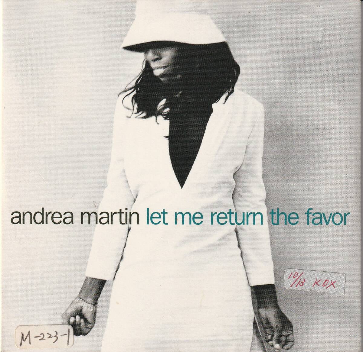 【やや傷や汚れあり】US盤CDS★Andrea Martin★Let Me Return The Favor・Baby Can I Hold You★Tracy Chapman カバー★98年 ...