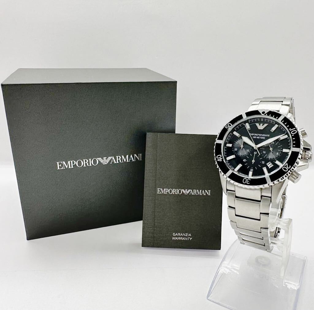 【やや傷や汚れあり】【アルマーニ1円〜】EMPORIO ARMANI AR-11360 クロノグラフ 腕時計 メンズ 稼動品 中古 QZ 8611Cの落札情報詳細 - Yahoo!オークション ...