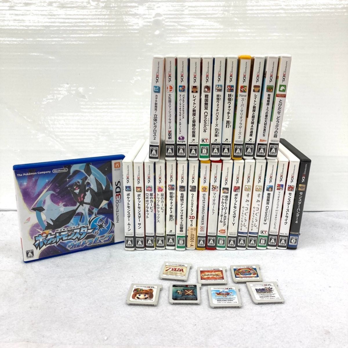 【傷や汚れあり】D186 ニンテンドー 3DS ソフト 36本まとめ ポケットモンスター Y サン ウルトラ ムーン/ドラゴンクエストVIII/牧場物語/レイトン教授 他②の落札情報詳細 ...