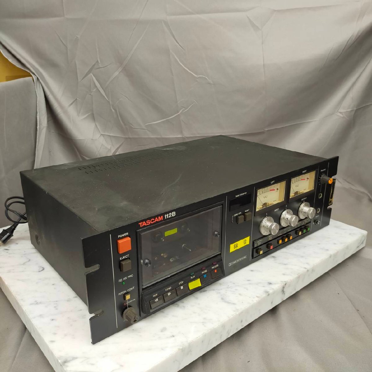 【傷や汚れあり】T7642＊【ジャンク】TASCAM タスカム 112B カセットデッキの落札情報詳細 - ヤフオク落札価格検索 オークフリー