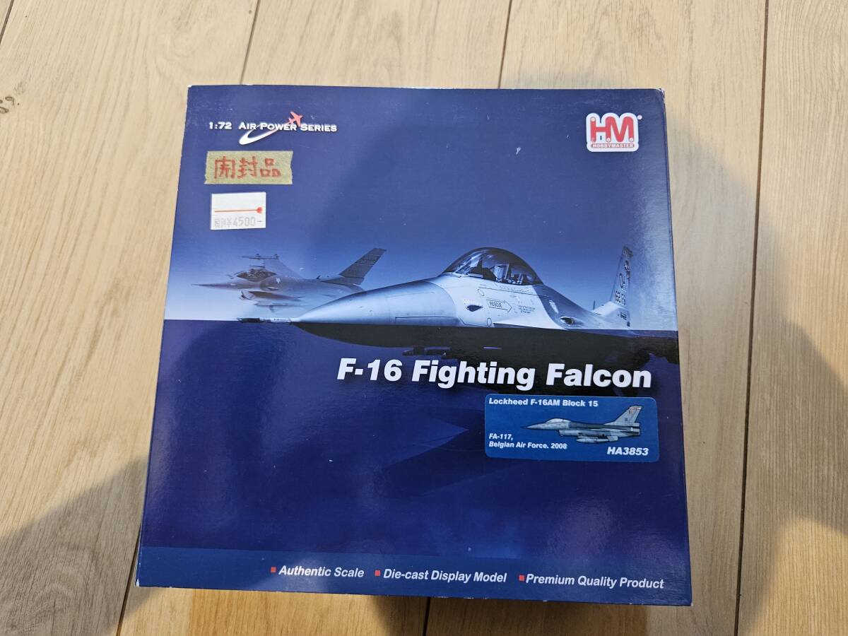 【目立った傷や汚れなし】【ホビーマスター】HA3853 F-16AM Belgian Air Force 1 Sqn, #FA-117 ...