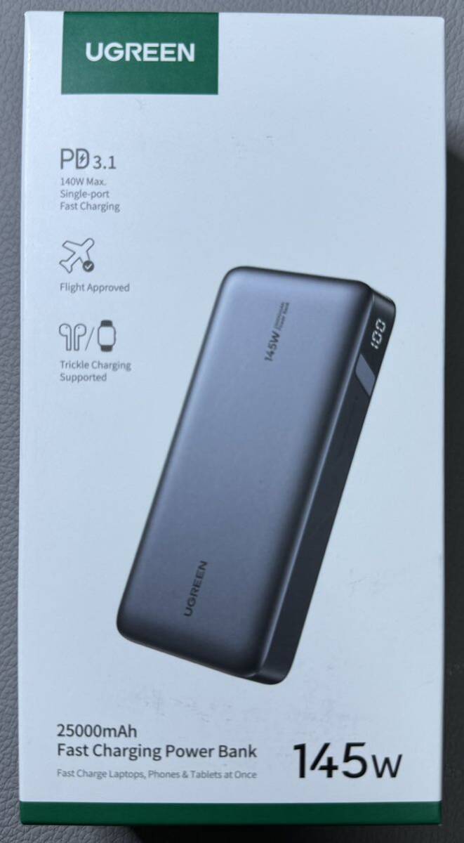 【目立った傷や汚れなし】UGREEN 145W Power Bank モバイルバッテリー（PD3.1 25000mAh）PB205の落札情報 ...