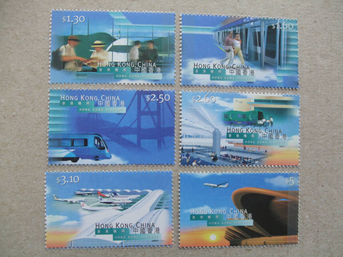 【未使用に近い】香港 1998年 新 香港国際空港 開港 6種完 未使用美品の落札情報詳細 ヤフオク落札価格検索 オークフリー 